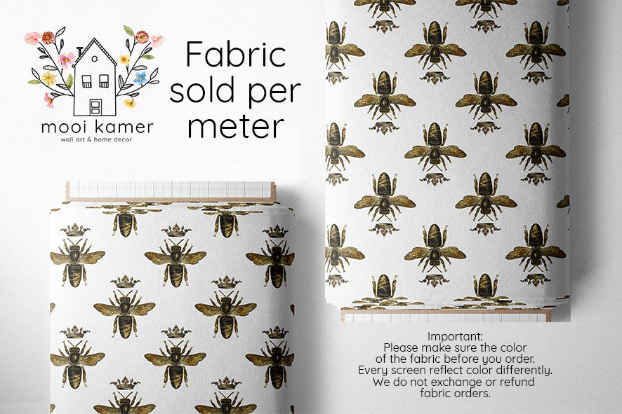 Fabric | Honey Bee | Per Meter – Mooi Kamer