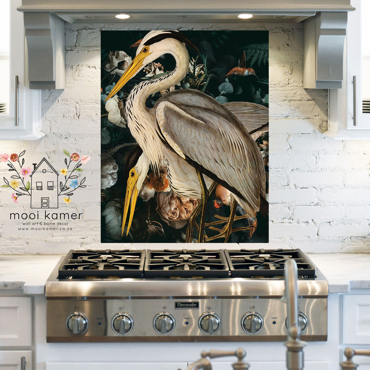 Birds Splash-back | Perspex Only | [Hardware for Mounting not Included ...