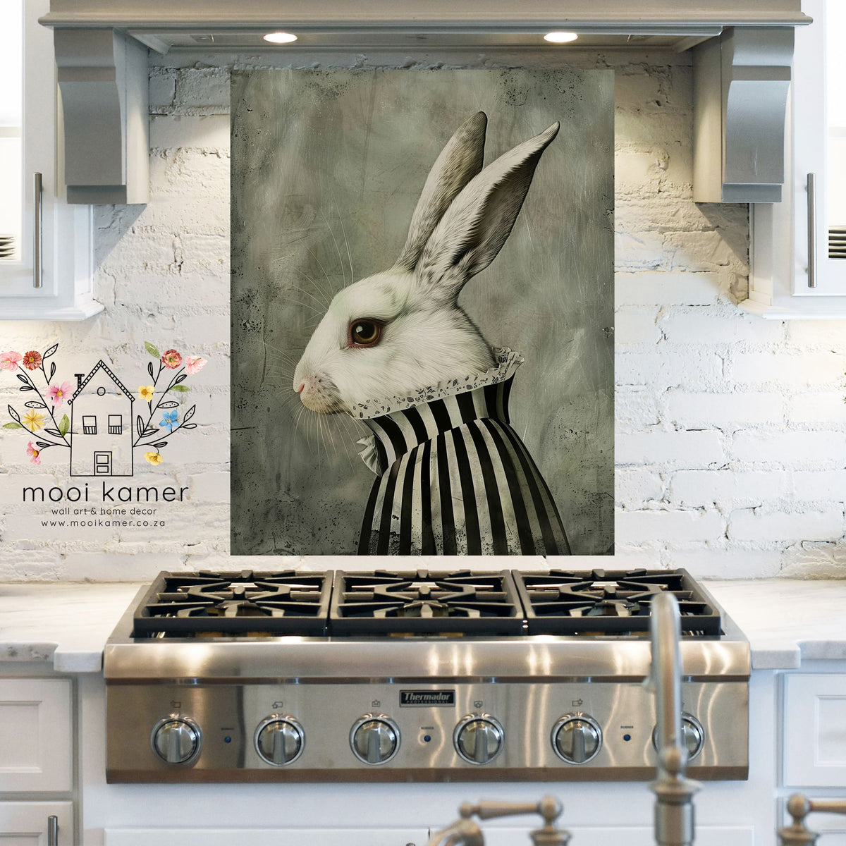 Rabbit Splash-back | Perspex Only | [Hardware for Mounting not Include ...